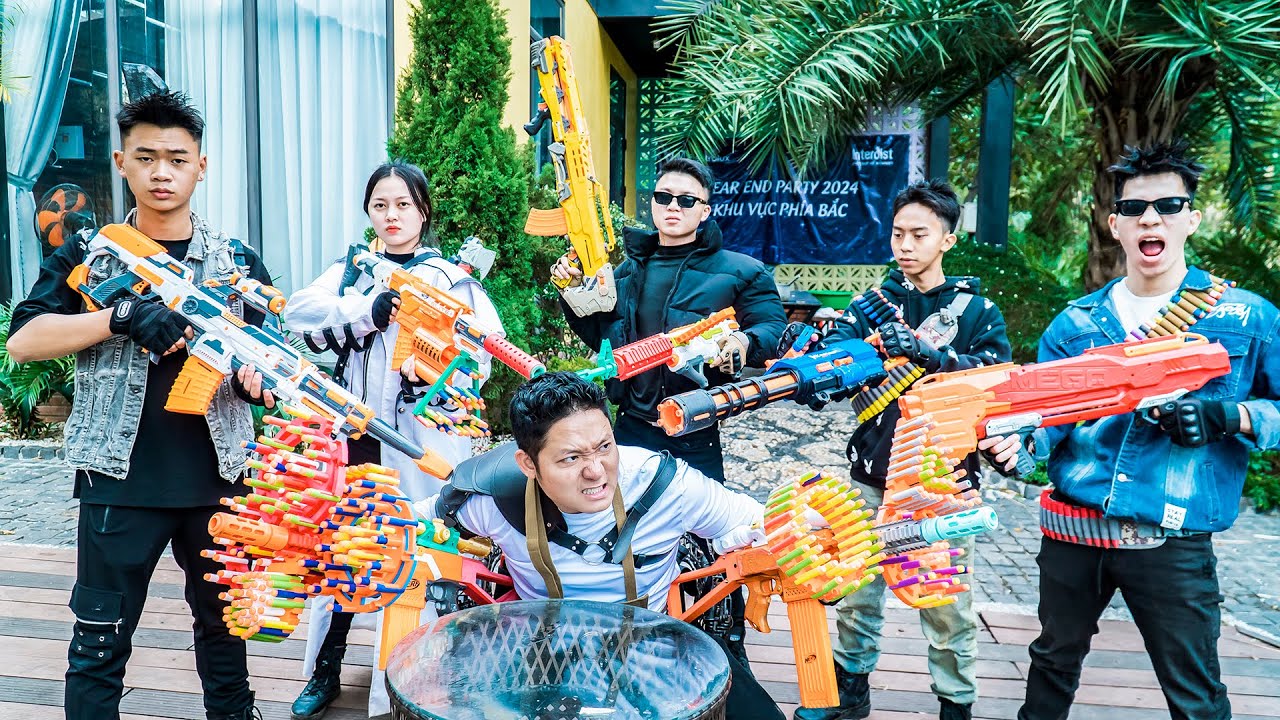 LTT Nerf War : Ultimate SWAT Battle SEAL X Nerf Guns Fight Dr.Lee Crazy ...