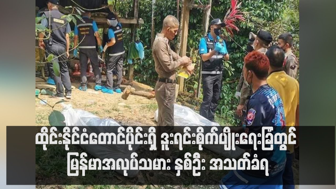 ထိုင်းနိုင်ငံတောင်ပိုင်းရှိ ဒူးရင်းစိုက်ပျိုးရေးခြံတွင် မြန်မာအလုပ်သမား နှစ်ဦး အသတ်ခံရ Youtube