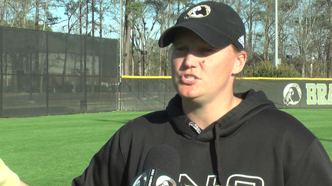 Brittany Bennett Post Game: Barton - YouTube