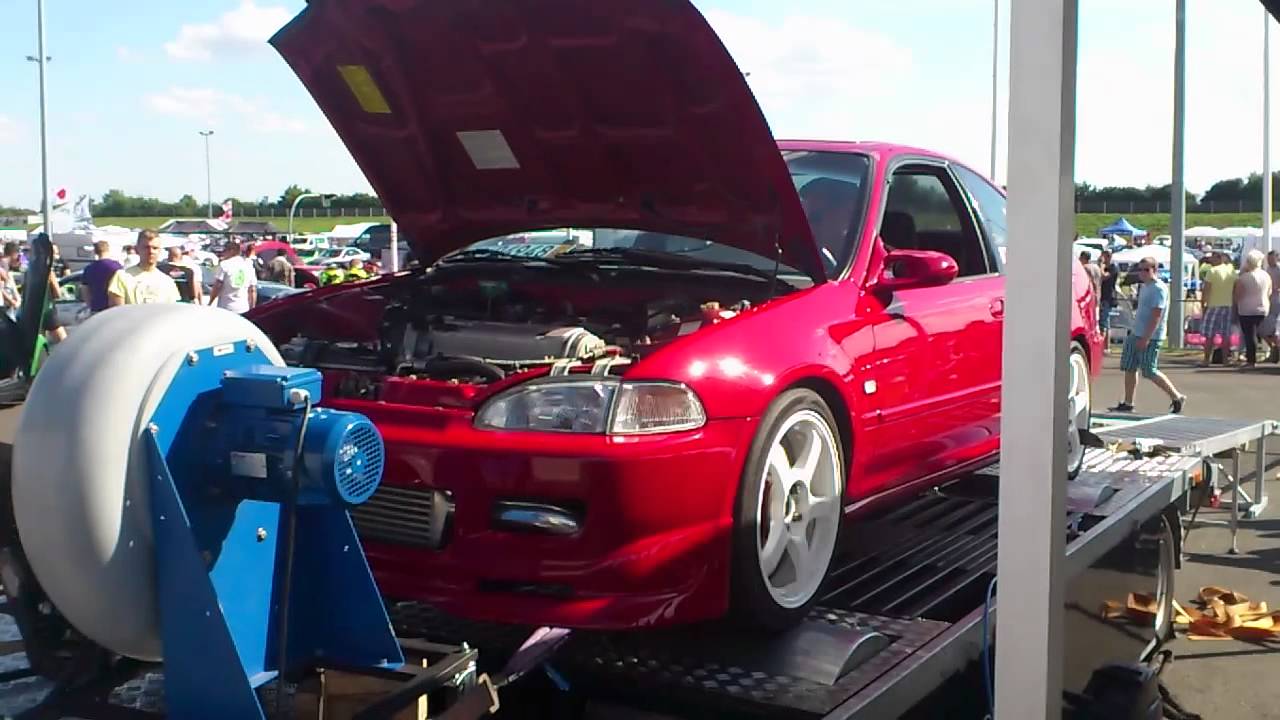 Civic Coupe D15B7 Turbo - YouTube