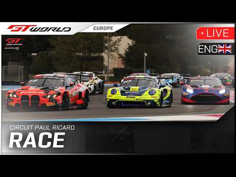 LIVE | Race | Circuit Paul Ricard | GT World Challenge powered by AWS 2026 (English)