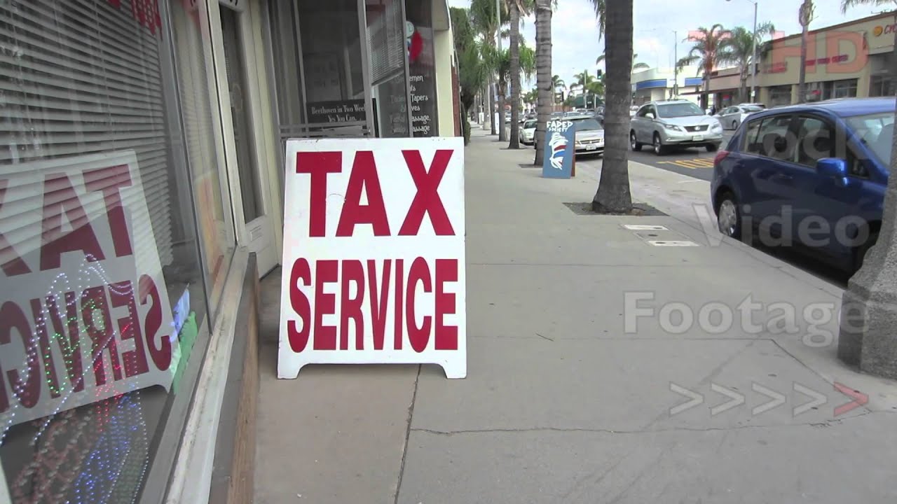 Income Tax Service Sign For Federal IRS & State Taxes by Accountants ...