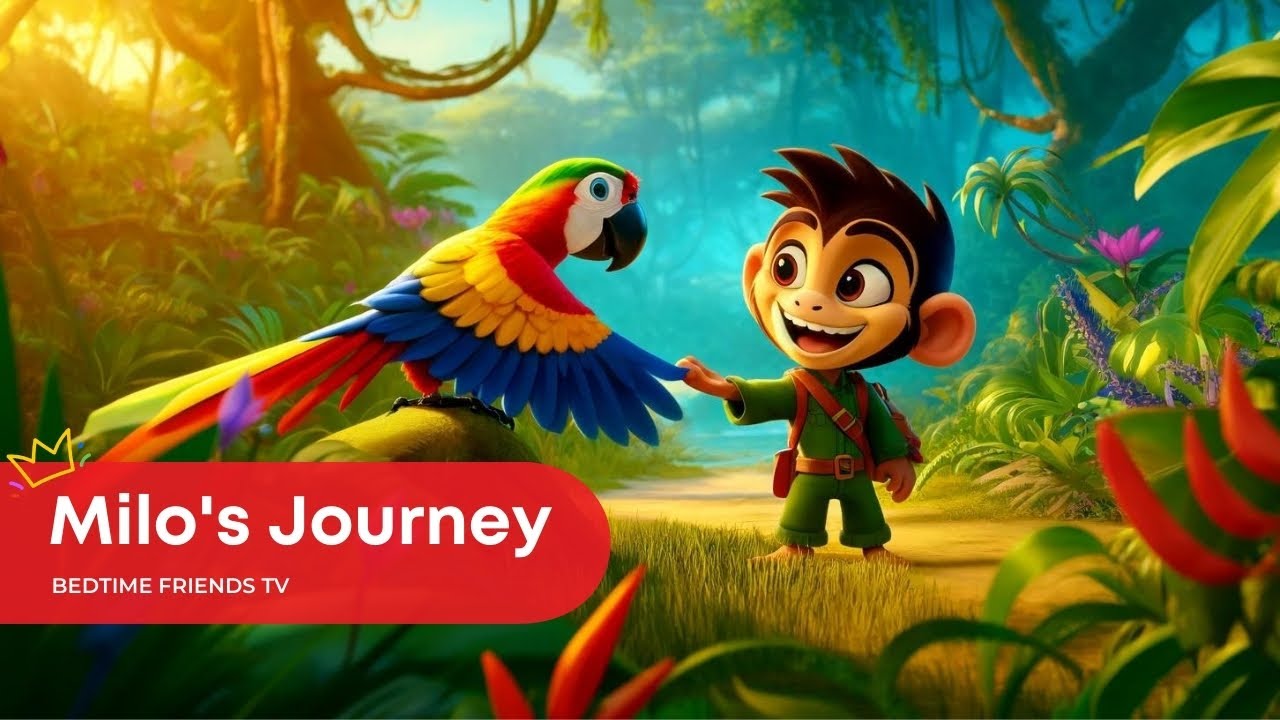 Milo's Jungle Journey | Animal Story | Bedtime Stories for Toddlers ...