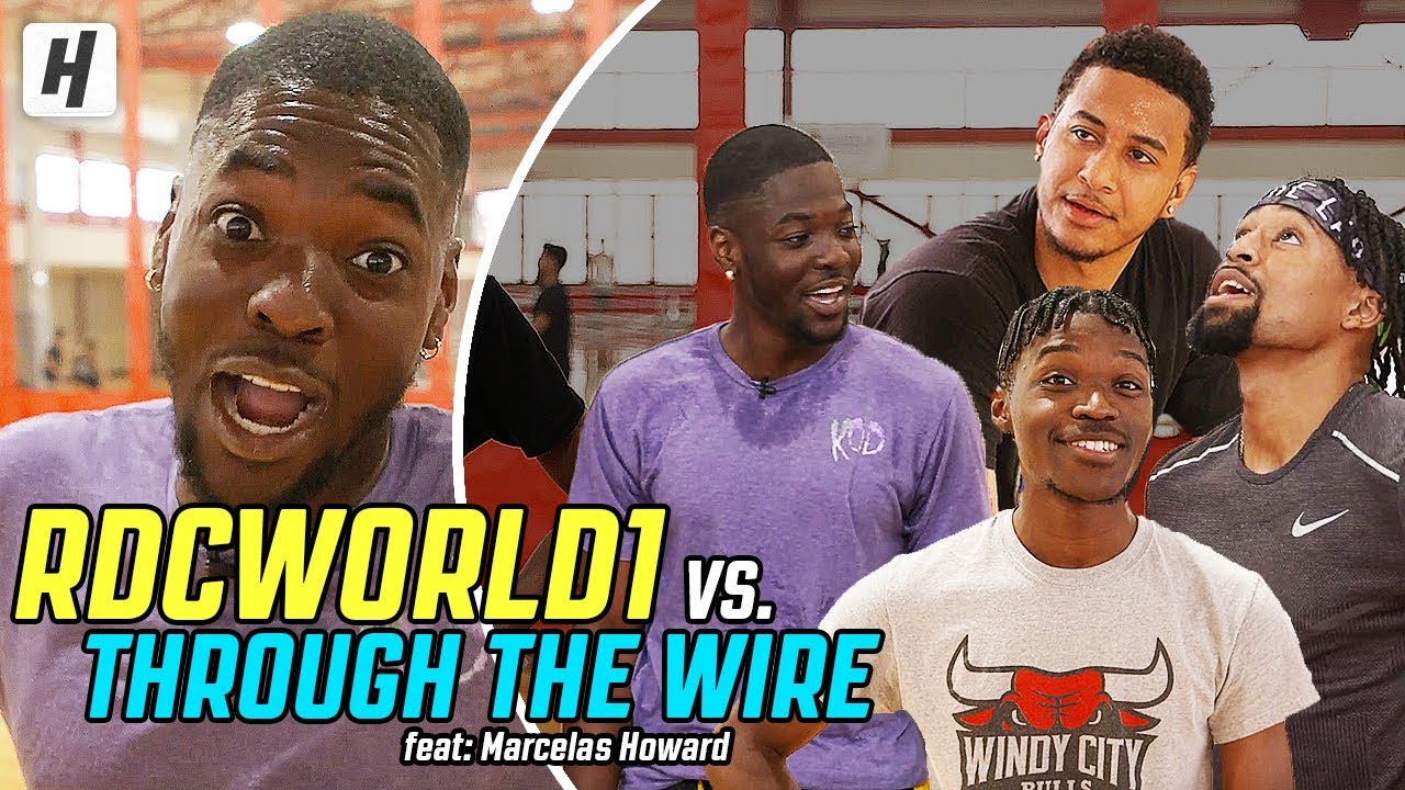 RDCworld1 vs. Through The Wire Podcast BASKETBALL Game | feat. Marcelas ...