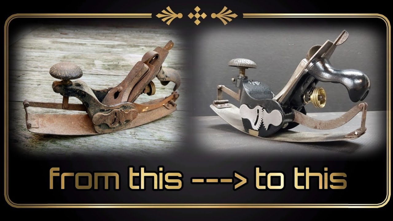 restoring the iconic Stanley compass plane - circular - antique ...