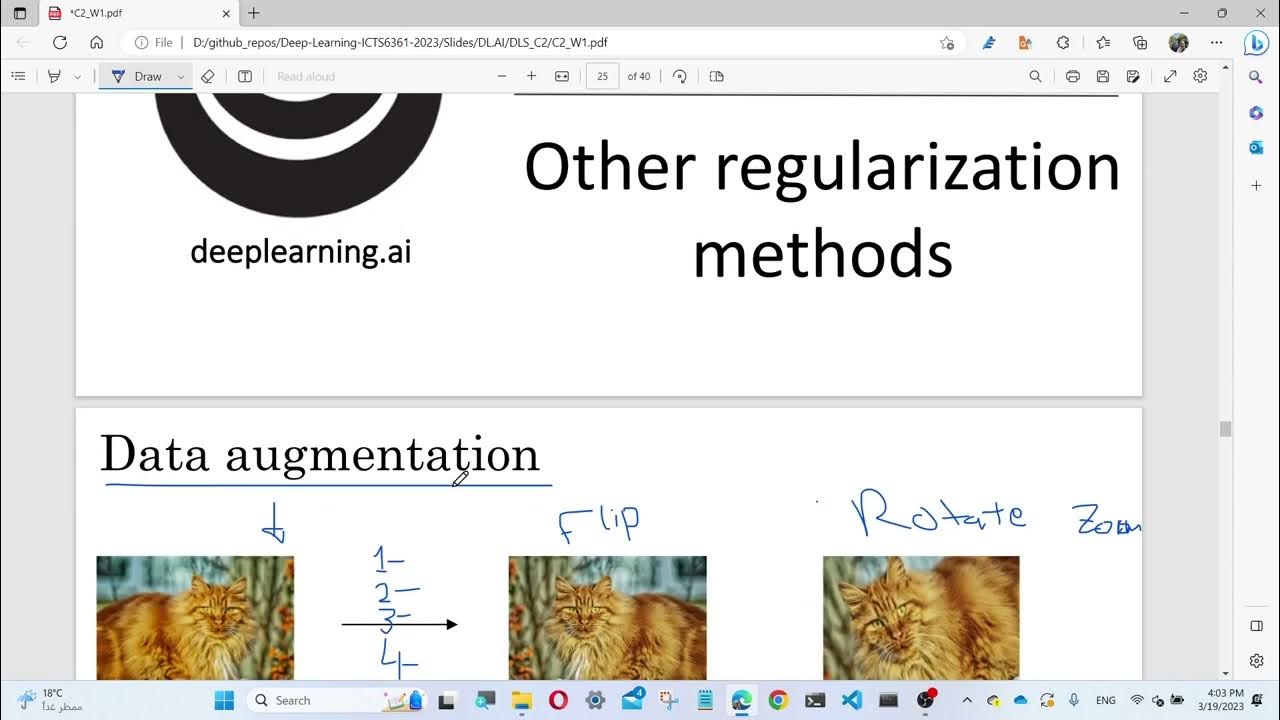 Deep Learning - Other Regulation Methods - Data Augmentation - YouTube