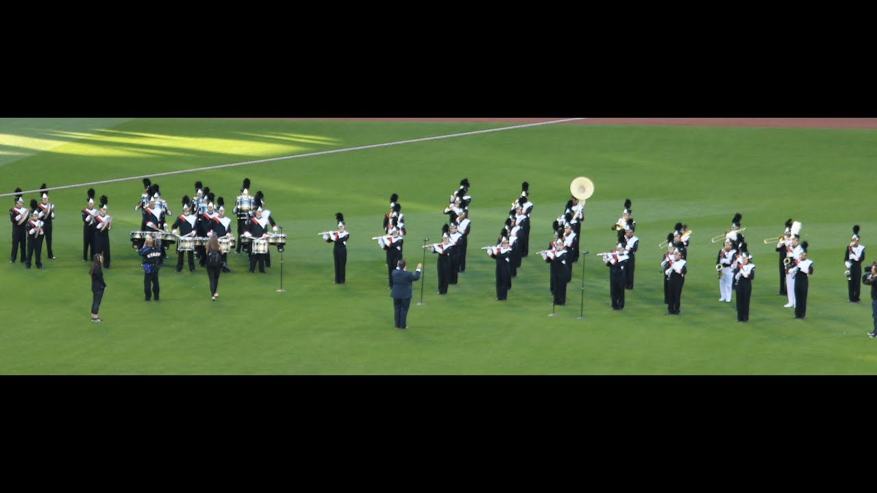 Stamford High School Marching Band @ Citi Field - YouTube