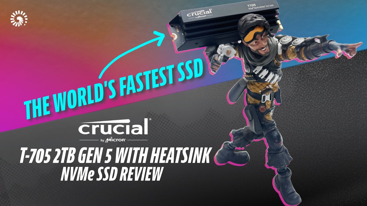 The World's Fastest SSD?! | Crucial T-705 2TB With Heatsink NVMe SSD ...