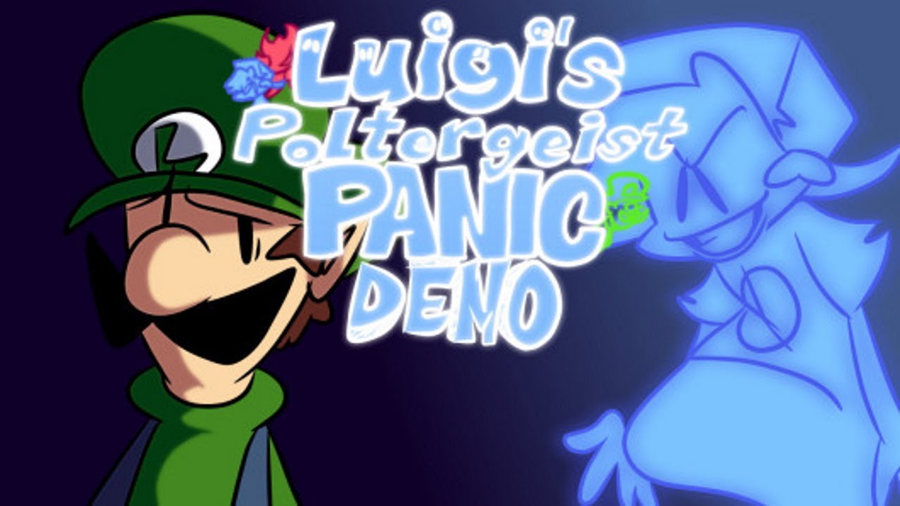 Friday Night Funkin' - Luigi's Poltergeist Panic (DEMO) FNF MODS - YouTube