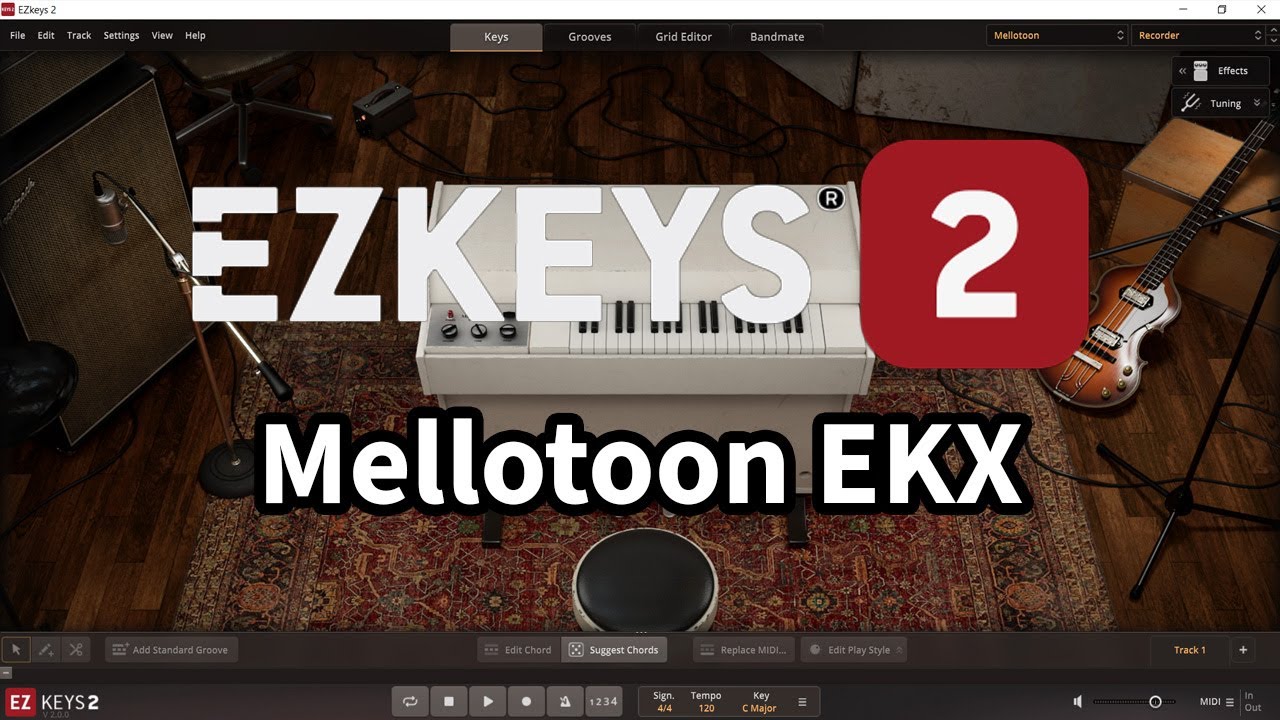 Toontrack EZkeys 2 with Mellotoon EKX All Presets DEMO - YouTube