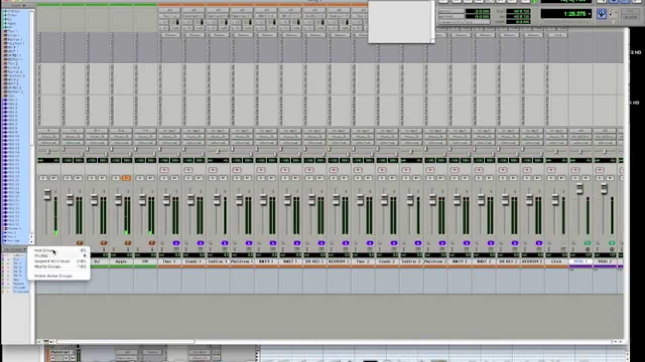 Pro Tools Mix Groups (ProductiveLab Part 25) - YouTube