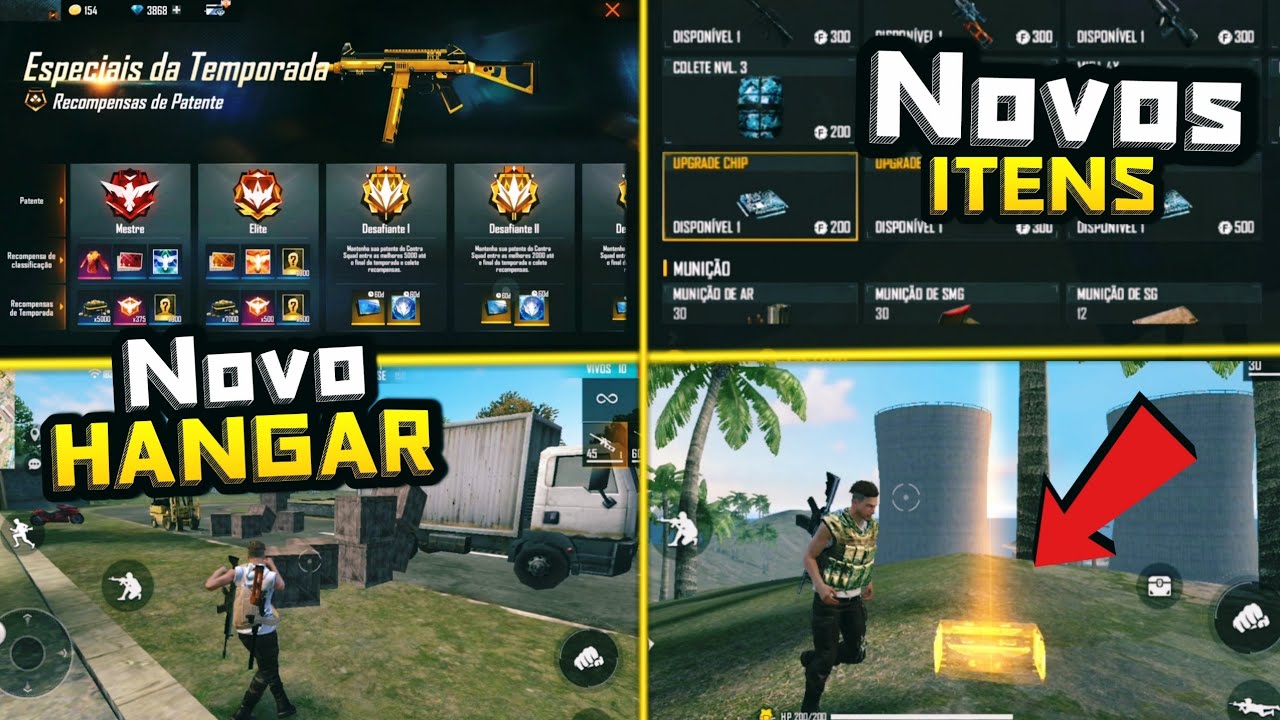 MAPA BERMUDA MUDOU TUDO?! MAPA ALPHINE E HANGAR NO CS, CHARGE BUSTER E ...