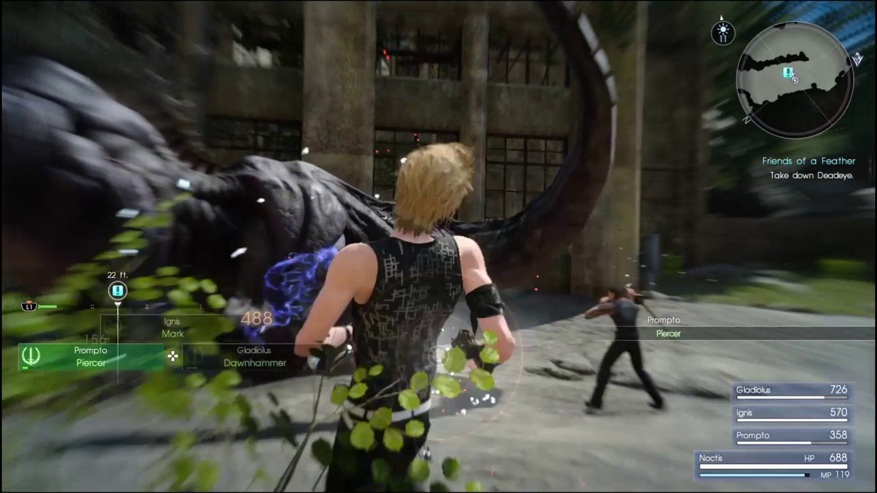 FF15 Behemoth quick kill - YouTube