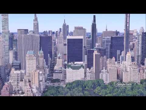 Manhattan, from Google Earth - YouTube
