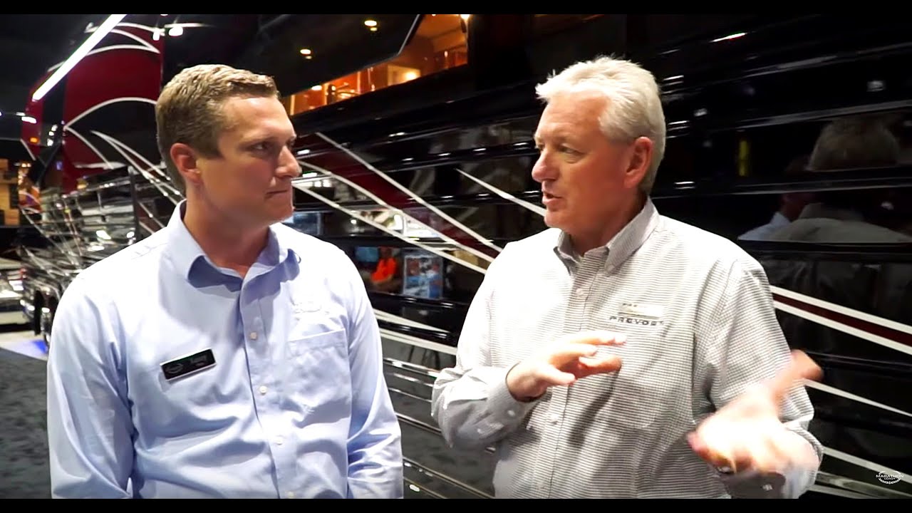 Industry First Luxury RV Built on the New Prevost X3 Chassis - YouTube