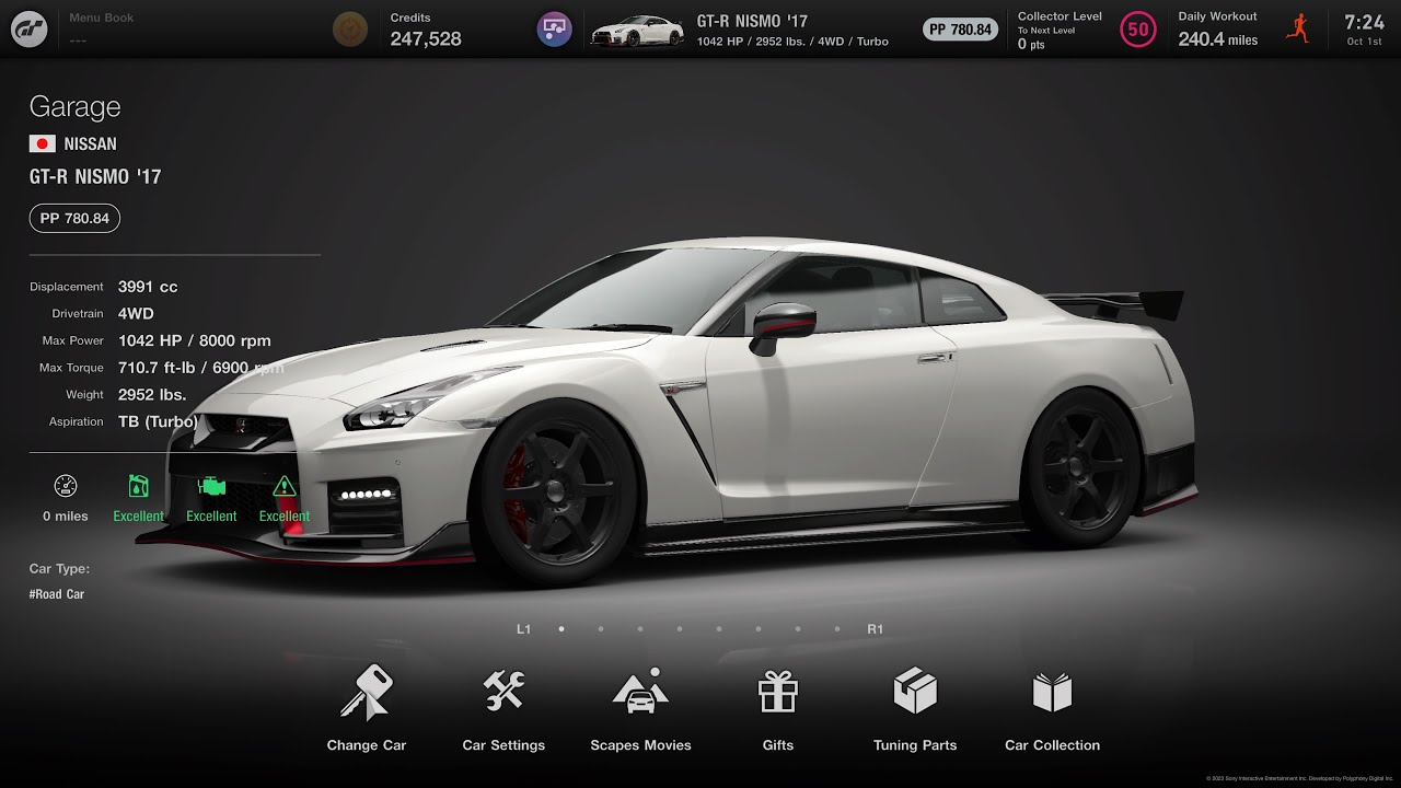 [Gran Turismo 7] GT R NISMO'17 full power race tune - YouTube