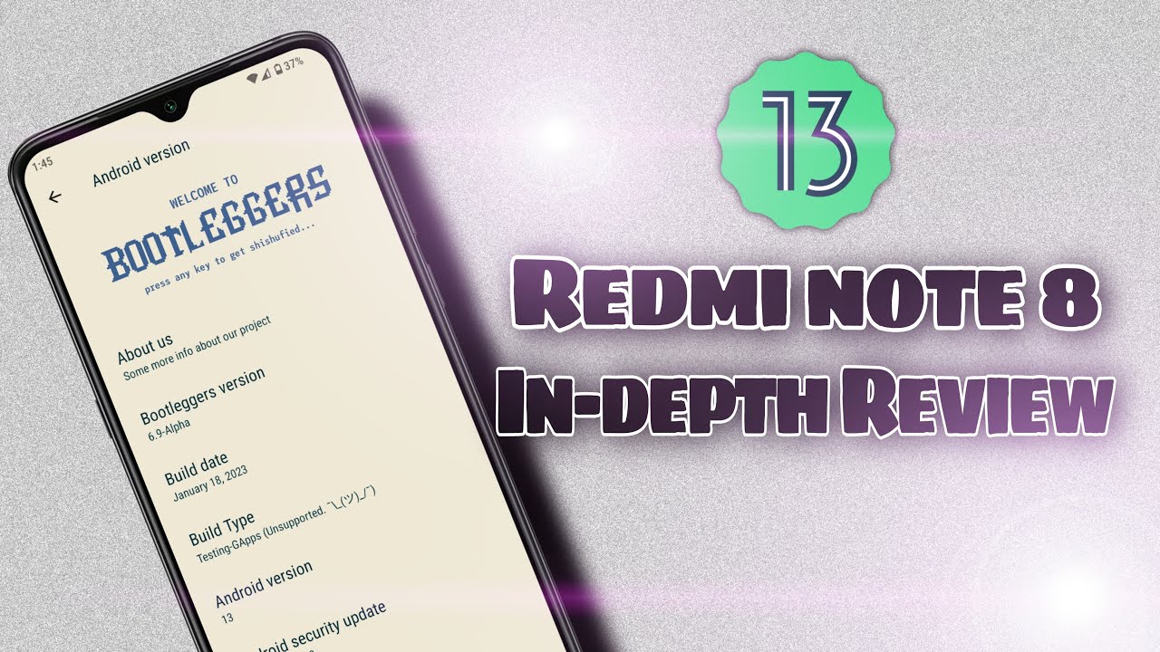 Bootleggers ROM for Redmi Note 8 | Android 13 | Detailed Review ...