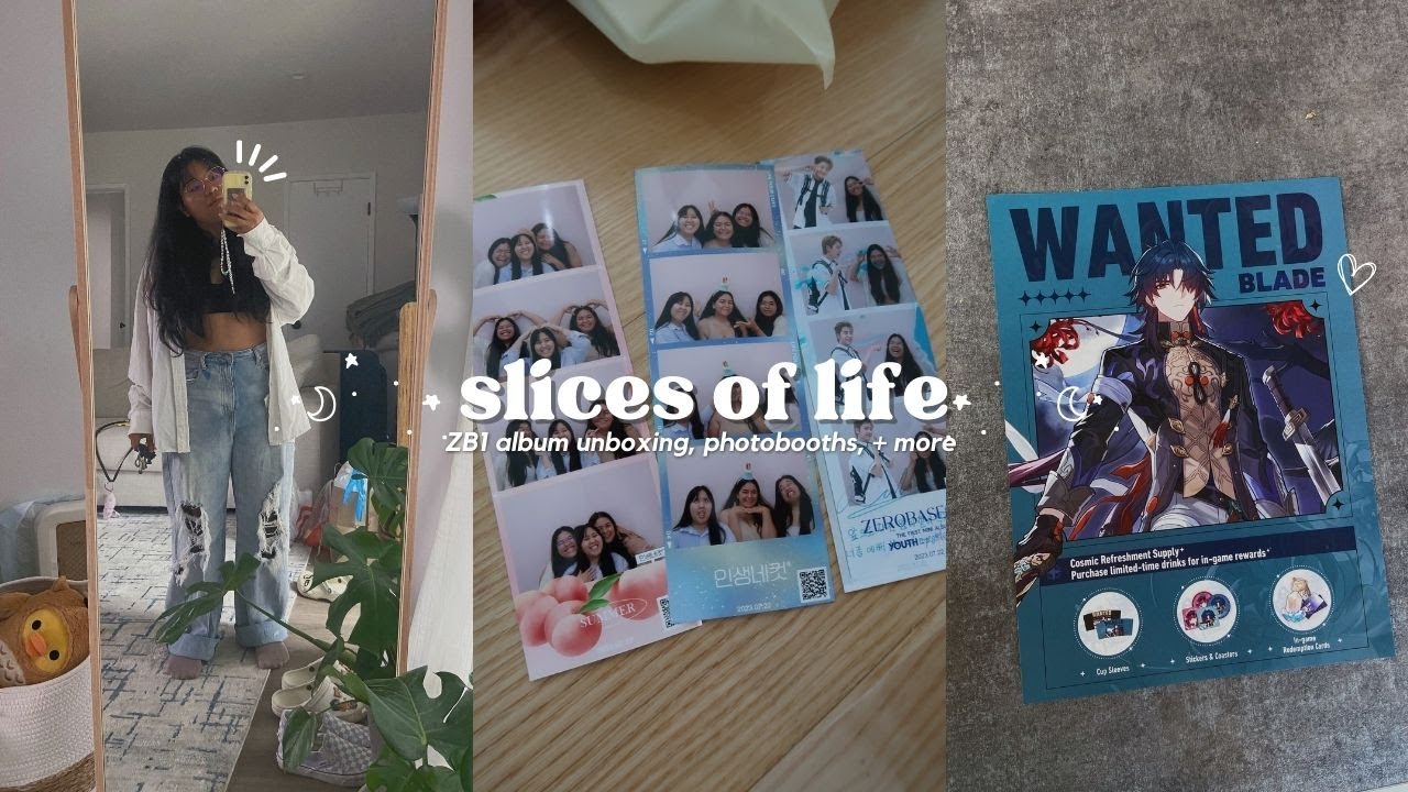 ☀️ summer vlog | unboxing ZEROBASEONE albums, honkai starrail cupsleeve ...