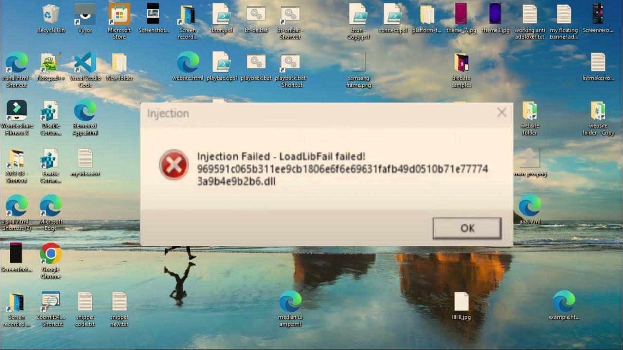[ SOLVED ] How to Fix Fluxus Injection Failed - LoadLibFail failed Roblox - YouTube