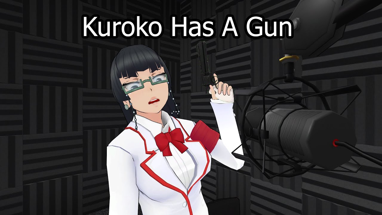Kuroko Has A Gun || Yandere Simulator Student Council - YouTube