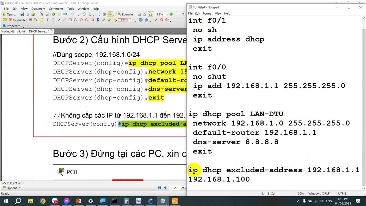 DHCP Server (GNS3, Ciso Router C3725) - YouTube