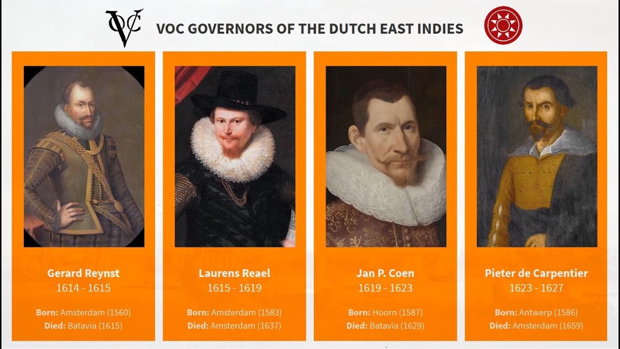 VOC Governors of Dutch East Indies - YouTube
