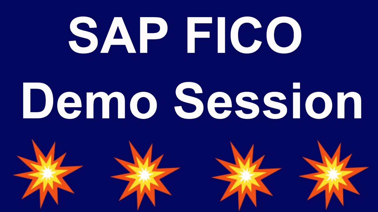 SAP FICO DEMO Session // SAP FICO Introduction Class // What is SAP ...