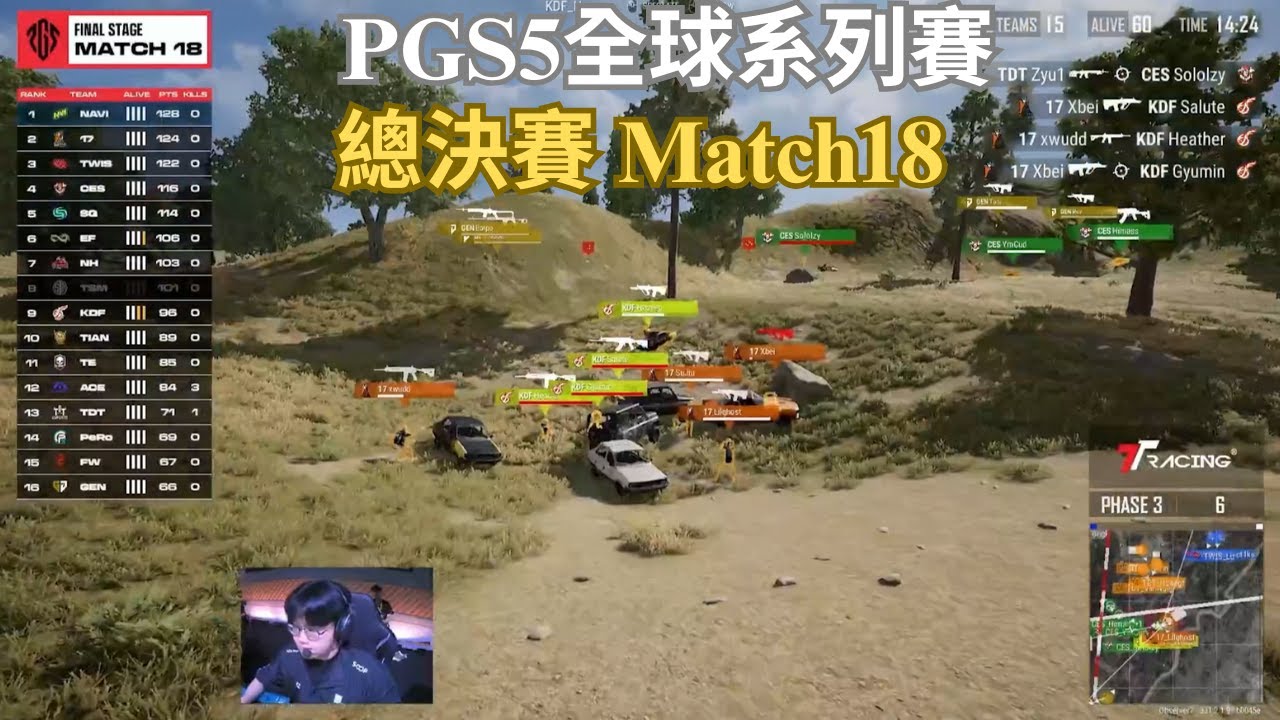 【PGS5全球系列賽-總決賽】17痛失冠軍 選手怒摔耳機!! 恭喜TWIS創造歷史成功拿下PGS二連冠!! Match18(片尾有總戰績表) - YouTube