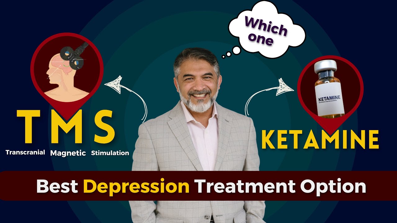 TMS vs Ketamine : best treatment option for depression | SMQ - YouTube