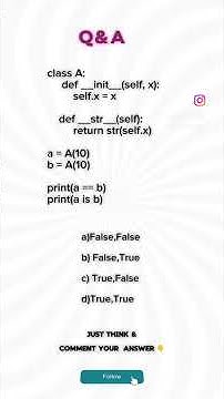 just think and comment your answer 😎 #codingquiz #codingskills #programmingskills - YouTube