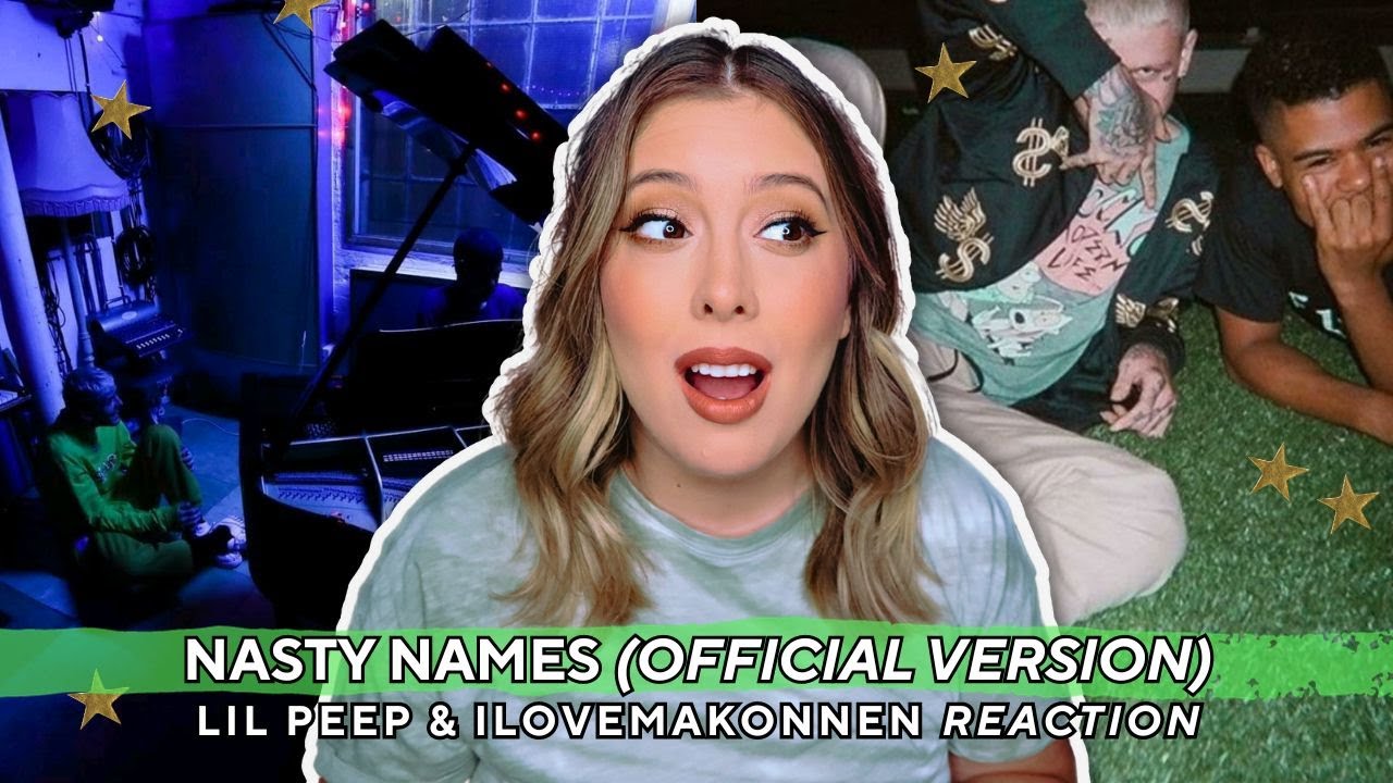 nasty names (official version) - lil peep & ilovemakonnen *reaction* 🎹💔 ...