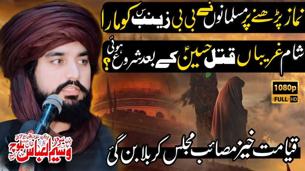 Namaz Pharny Pr Kitna Mara Musalmano Ny Sayeda Zainab (sa) Ko ?| Zakir ...