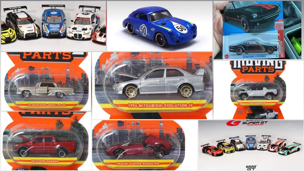 New Matchbox Moving Parts with a Mitsubishi Evo IV, Mini GT GT300 and ...