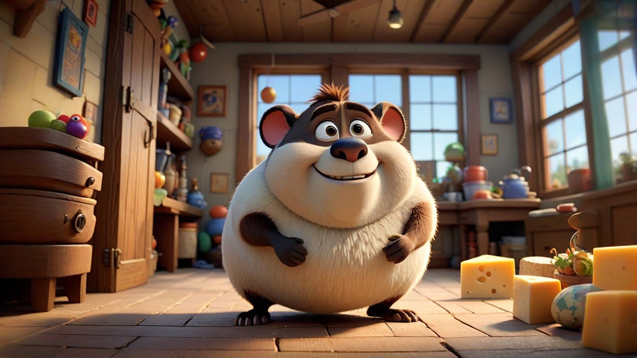 Six Tiny Mice Race Through Cheese | Fun Counting Song for Kids ...