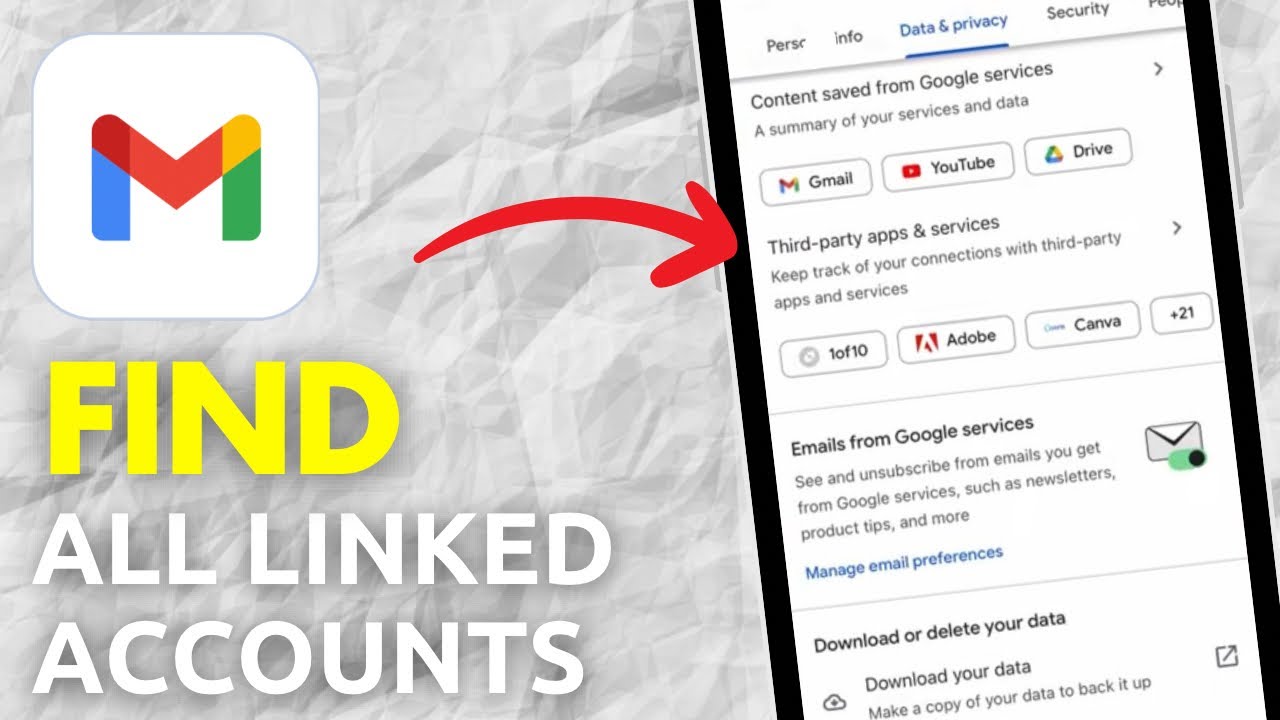 How To Find All Accounts Linked To Gmail Account (Full Guide) - YouTube