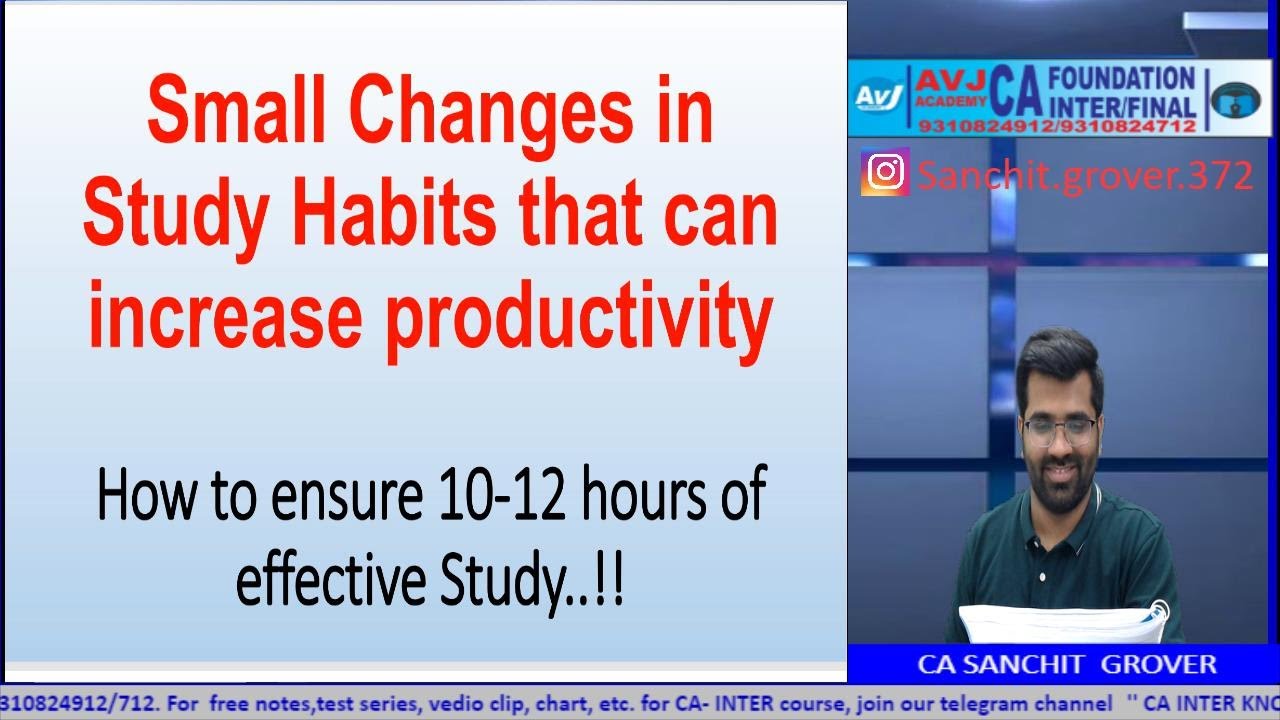How to ensure effective Study for 10-12 hours| Simple tips to increase ...