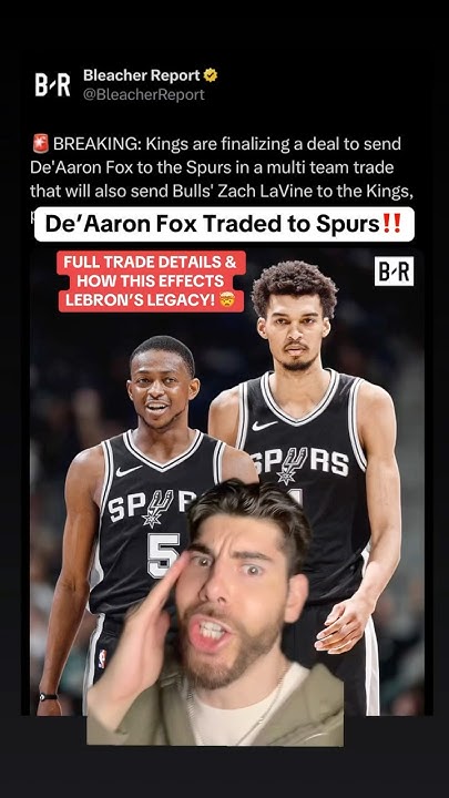 DE’AARON FOX TRADED TO SPURS! 🤯 - YouTube
