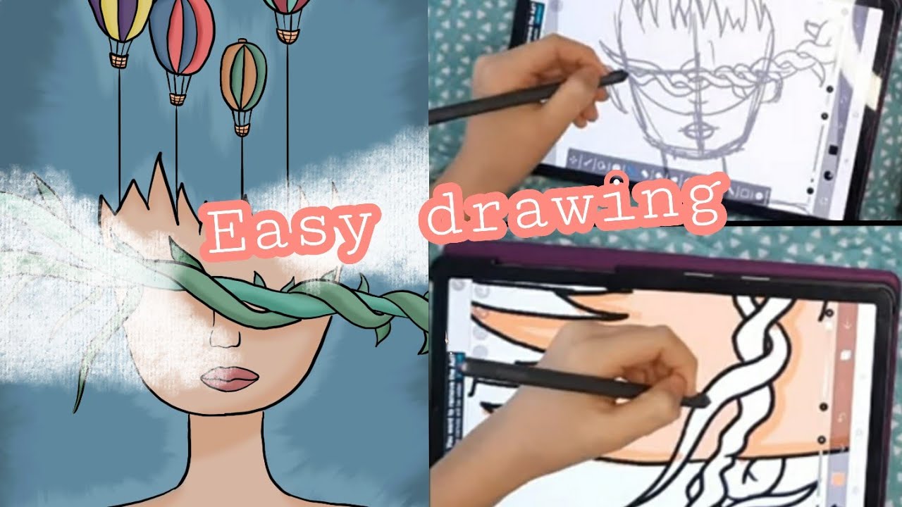 Speed paint по рисованию иллюстрации в ibisPaint X для начинающих - YouTube