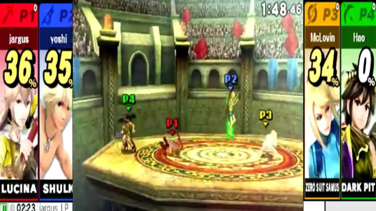 Lucina vs Shulk vs Zero Suit Samus vs Dark Pit: For Glory Smash Bros ...