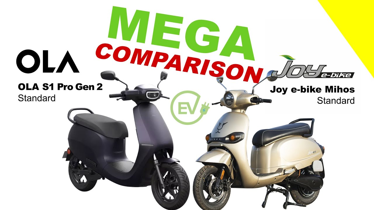 OLA S1 Pro Gen 2 vs Joy e bike Mihos | MEGA COMPARISON | Bike Info ...