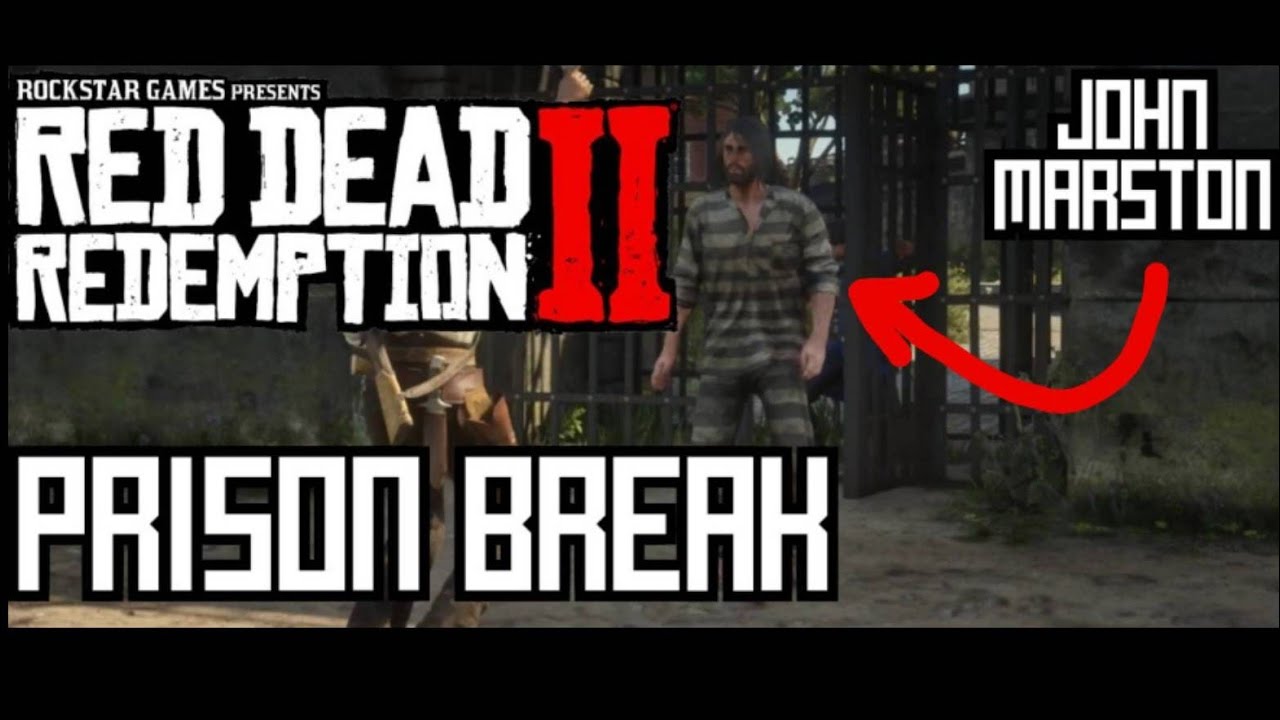 Red Dead Redemption 2 - PC - Breaking John Marston out of Prison - YouTube