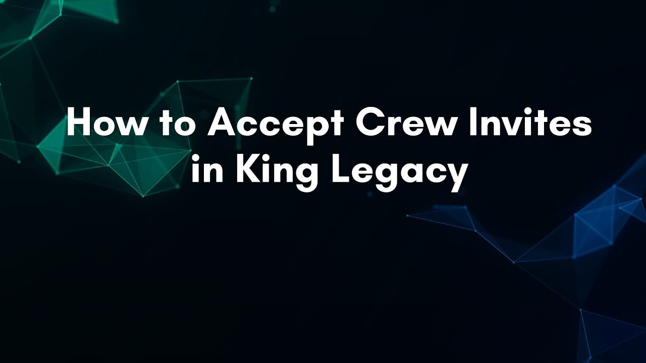 How to Accept Crew Invites in King Legacy - YouTube