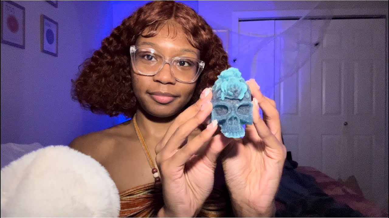 ASMR Edible Crystal Eating 💎 Crunchy Mouth Sounds 😋 - YouTube