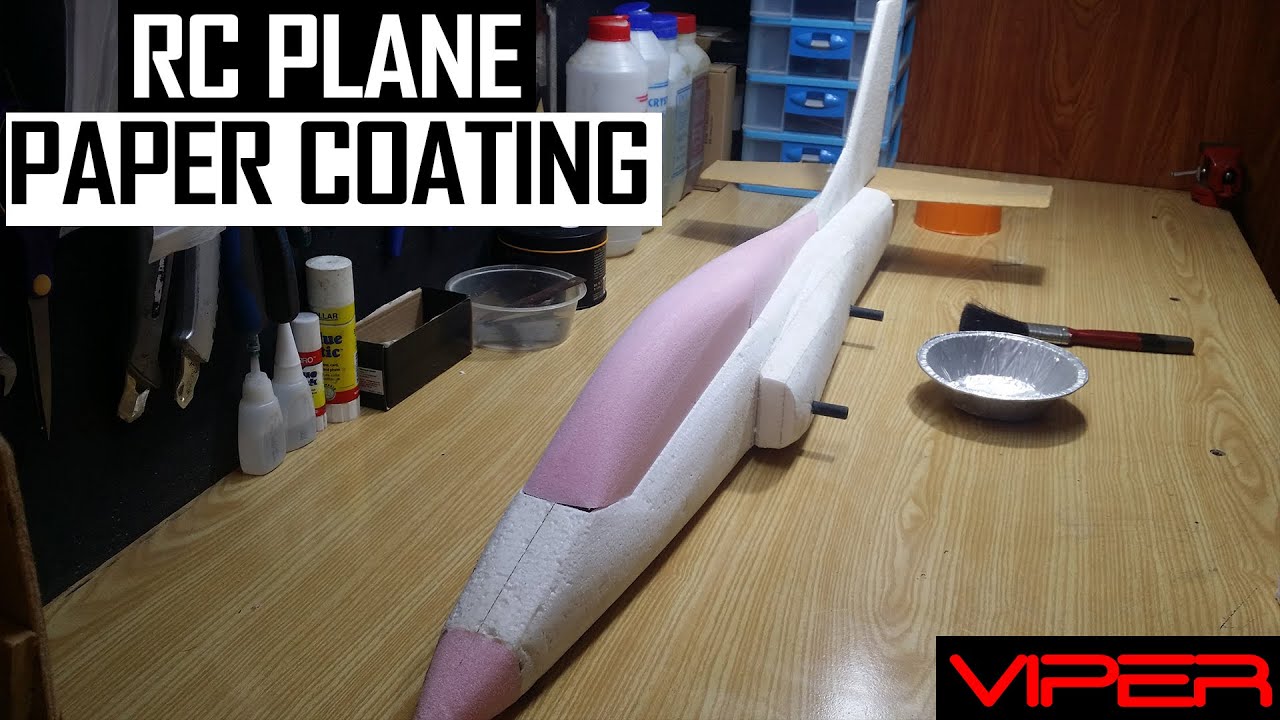 How to coat rc airplane - YouTube