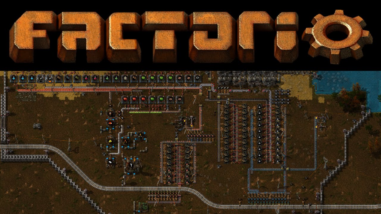 Factorio #9 - Tweaking And Expanding Base (More Oil And Railway!) - YouTube