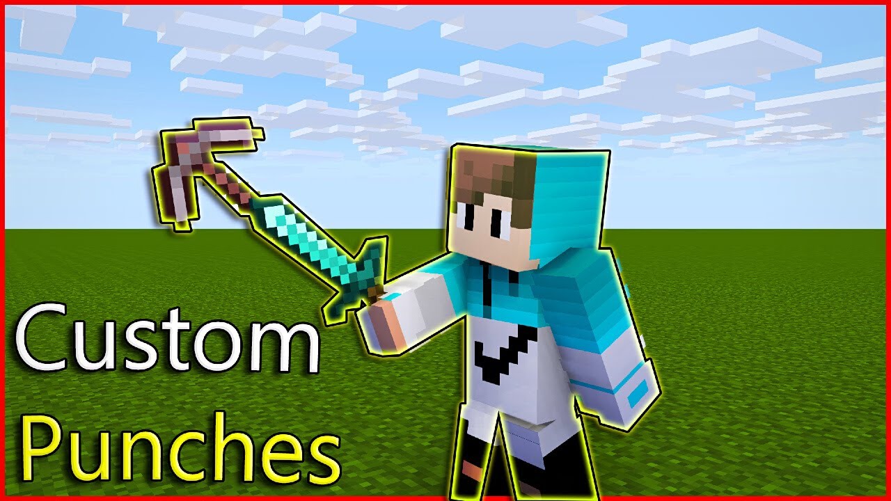 Minecraft But There are CUSTOM PUNCHES! - YouTube