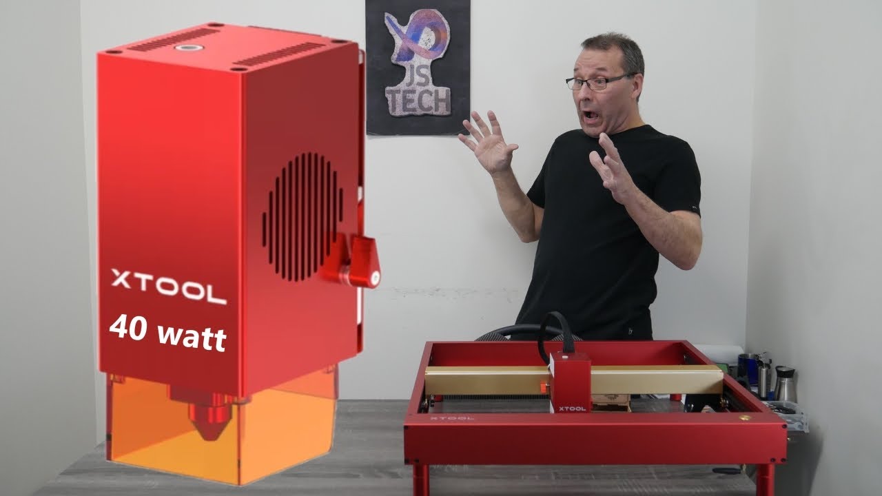 xTool 40 Watt, un laser vraiment puissant et performant - YouTube