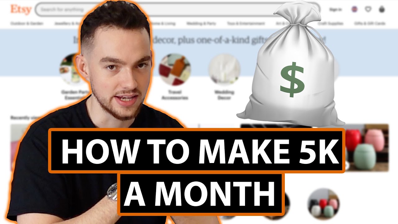 HOW TO MAKE 5K PROFIT A MONTH ON ETSY - YouTube