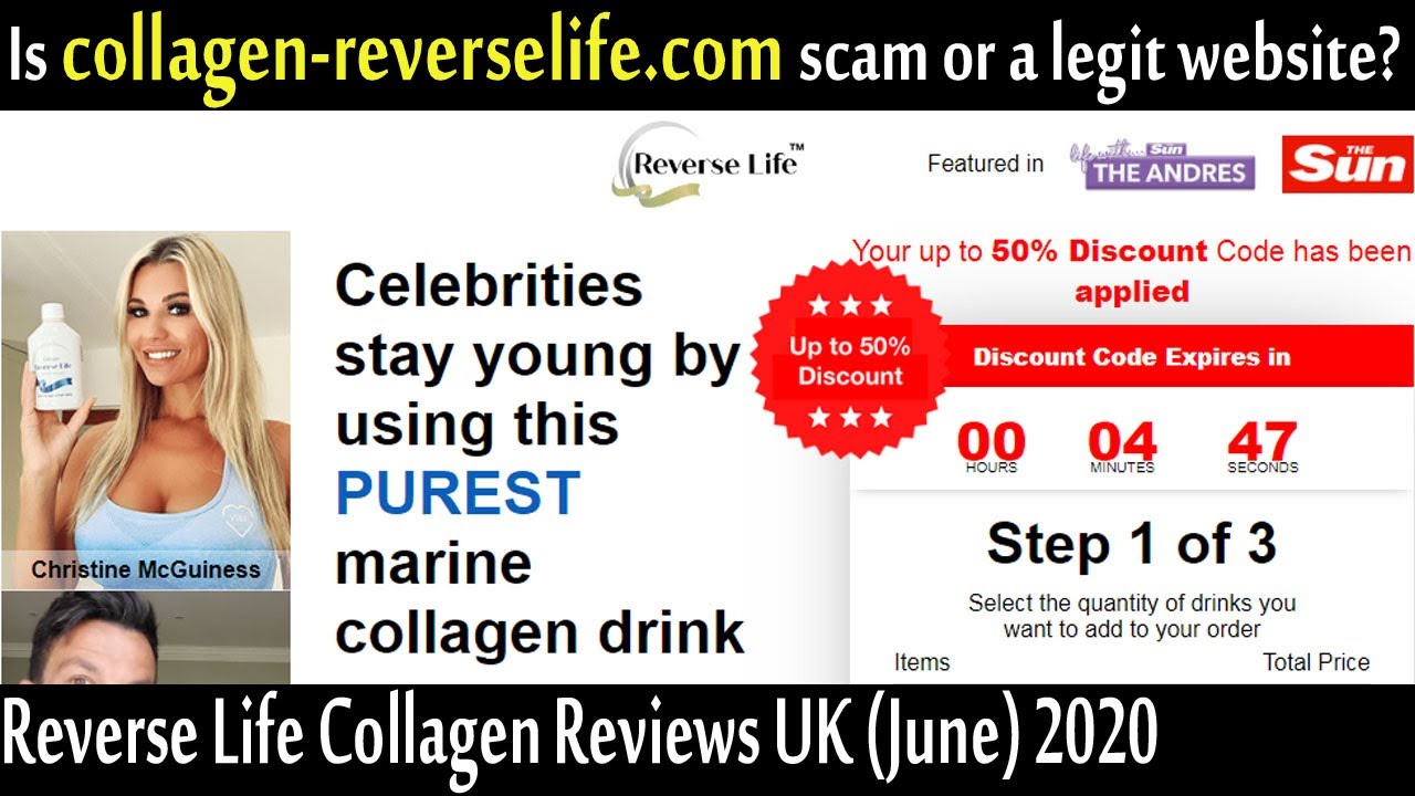 Reverse Life Collagen Drink UK (June) 2020 | Is It a Scam or Legit ...