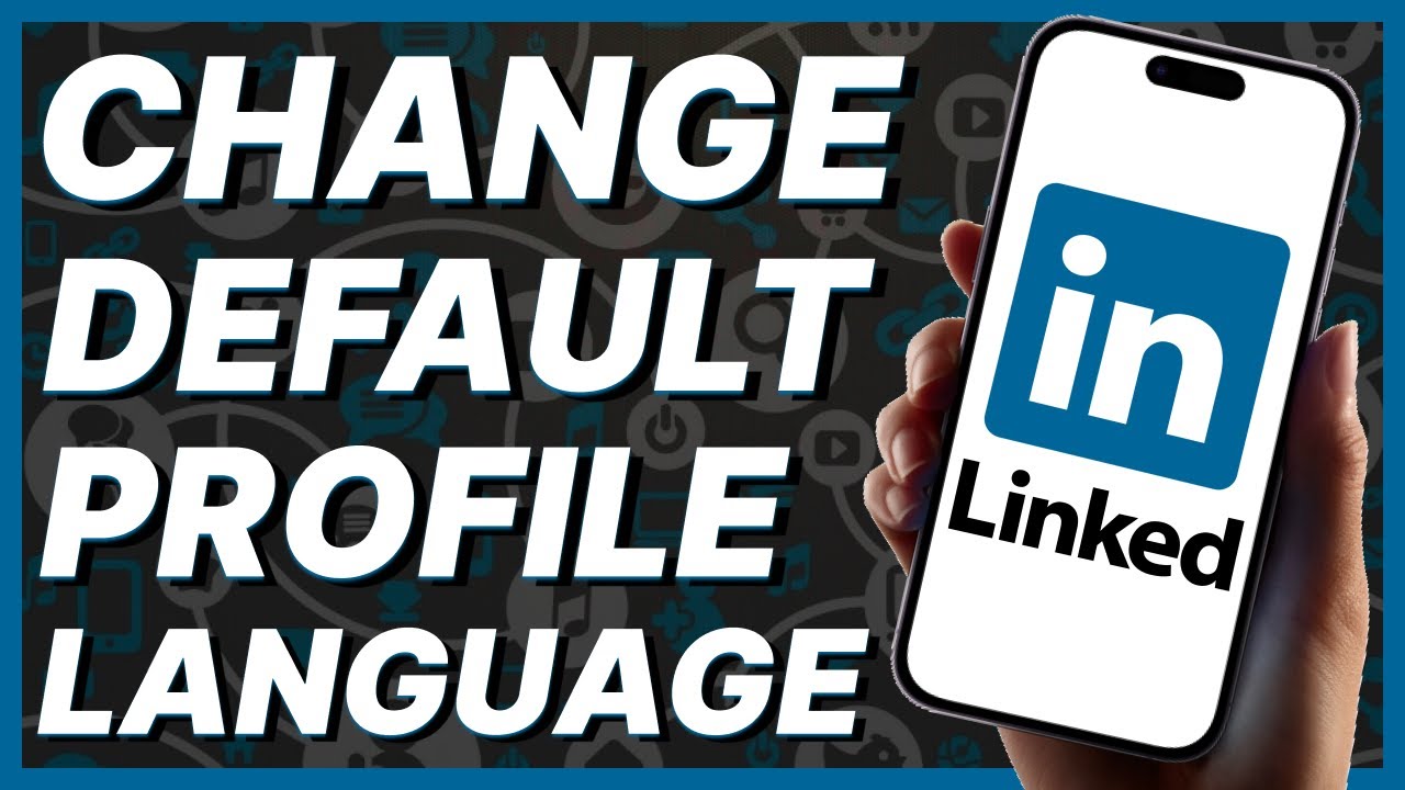 How To Change Default Profile Language Linkedin (2024) - YouTube